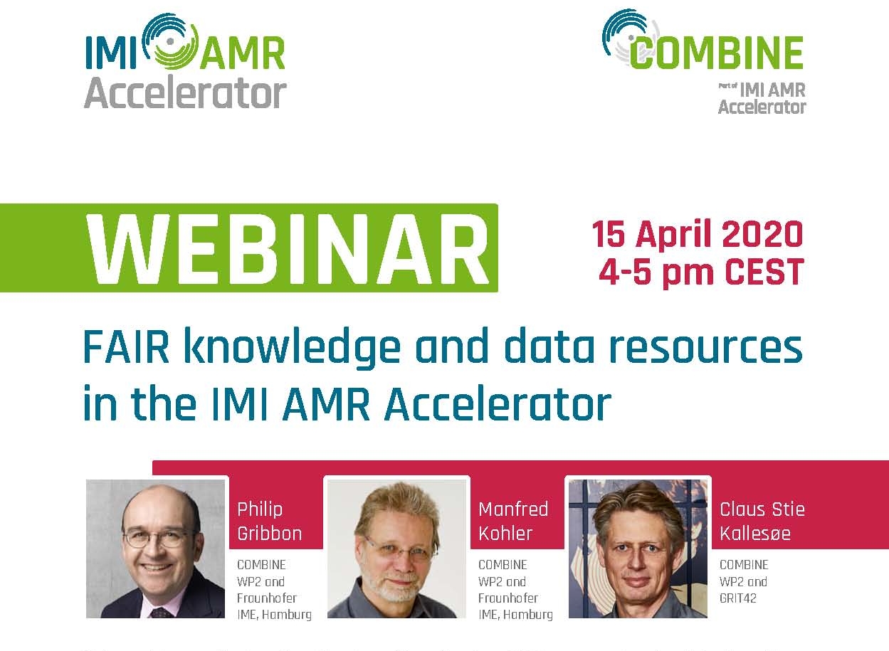 Webinar: FAIR knowledge and data resources in the IMI AMR Accelerator ...